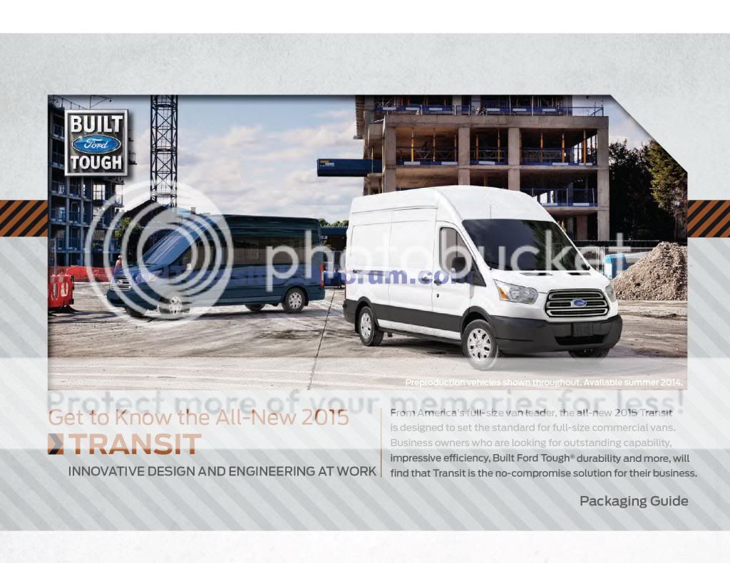 2015 Packaging Guide | Ford Transit USA Forum